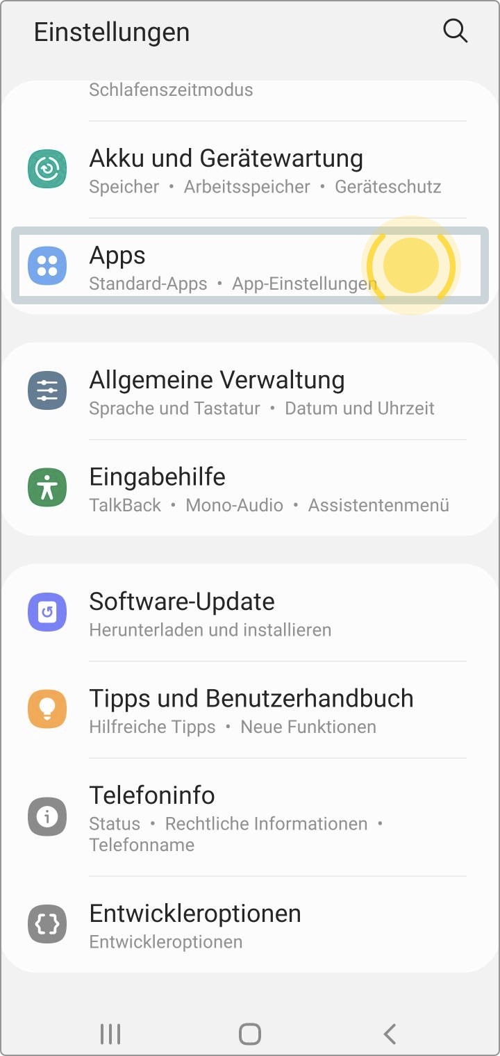 Telematik Plus & Android: Handy-Einstellungen