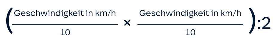 Gefahrenbremsung: sicher zum kurzen Bremsweg