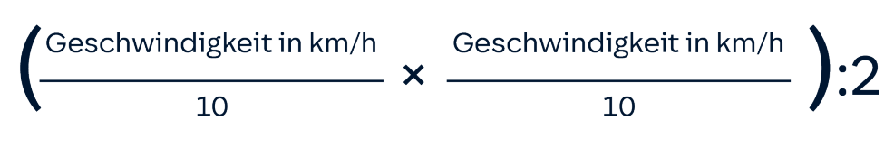 Gefahrenbremsung: sicher zum kurzen Bremsweg